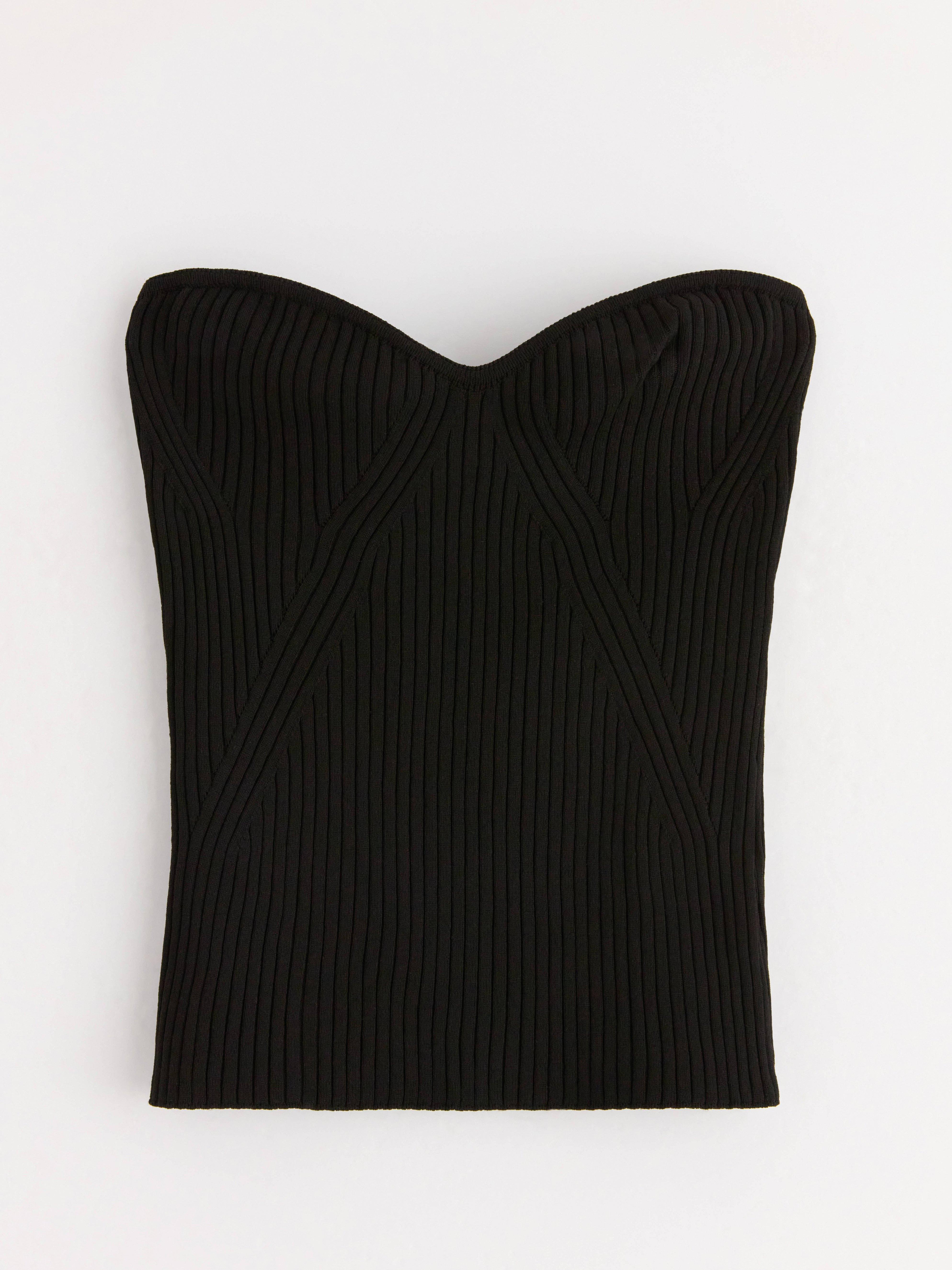 Rib-knitted Tube top | Lindex