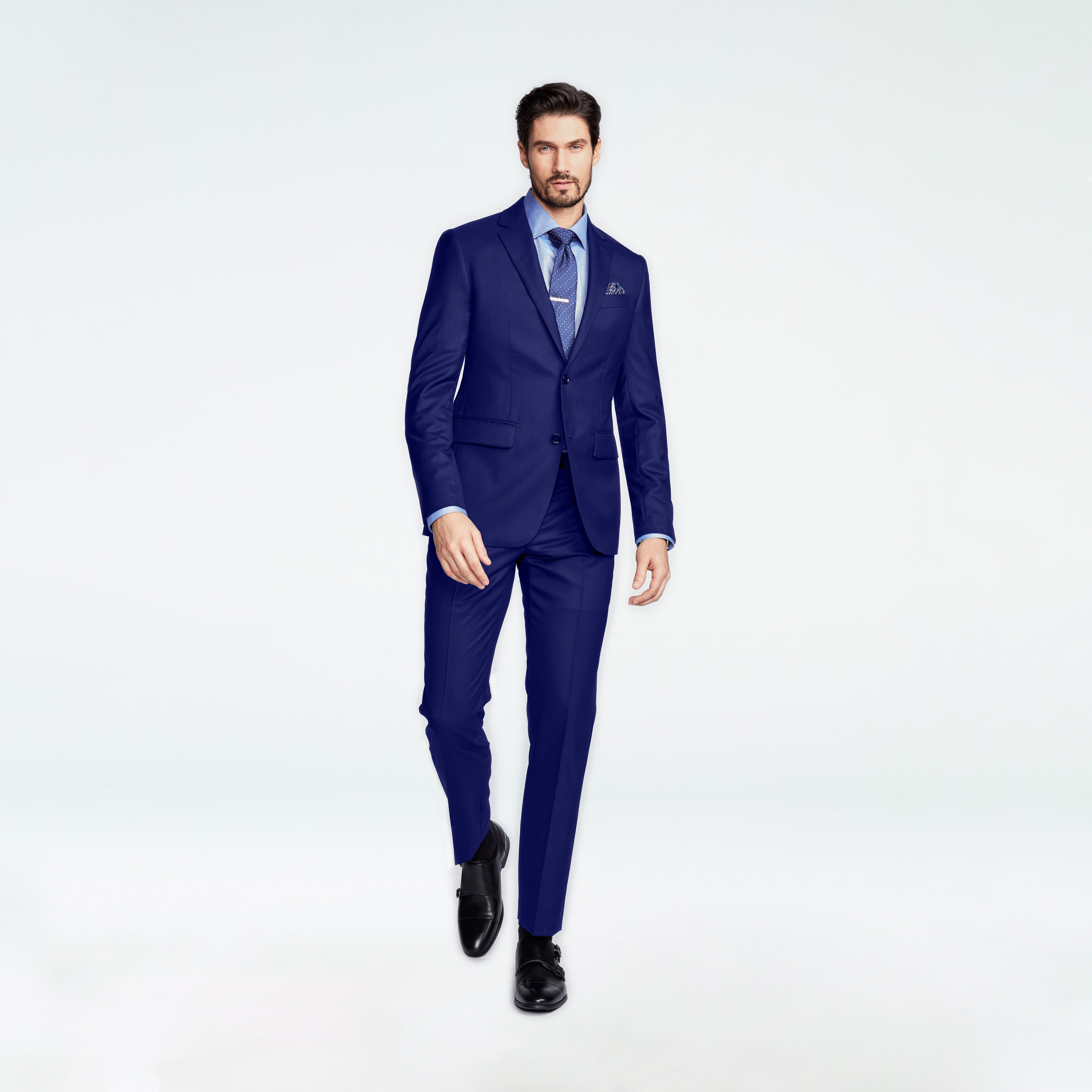 Custom Blazers Made For You - Harrogate Blue Suit | INDOCHINO