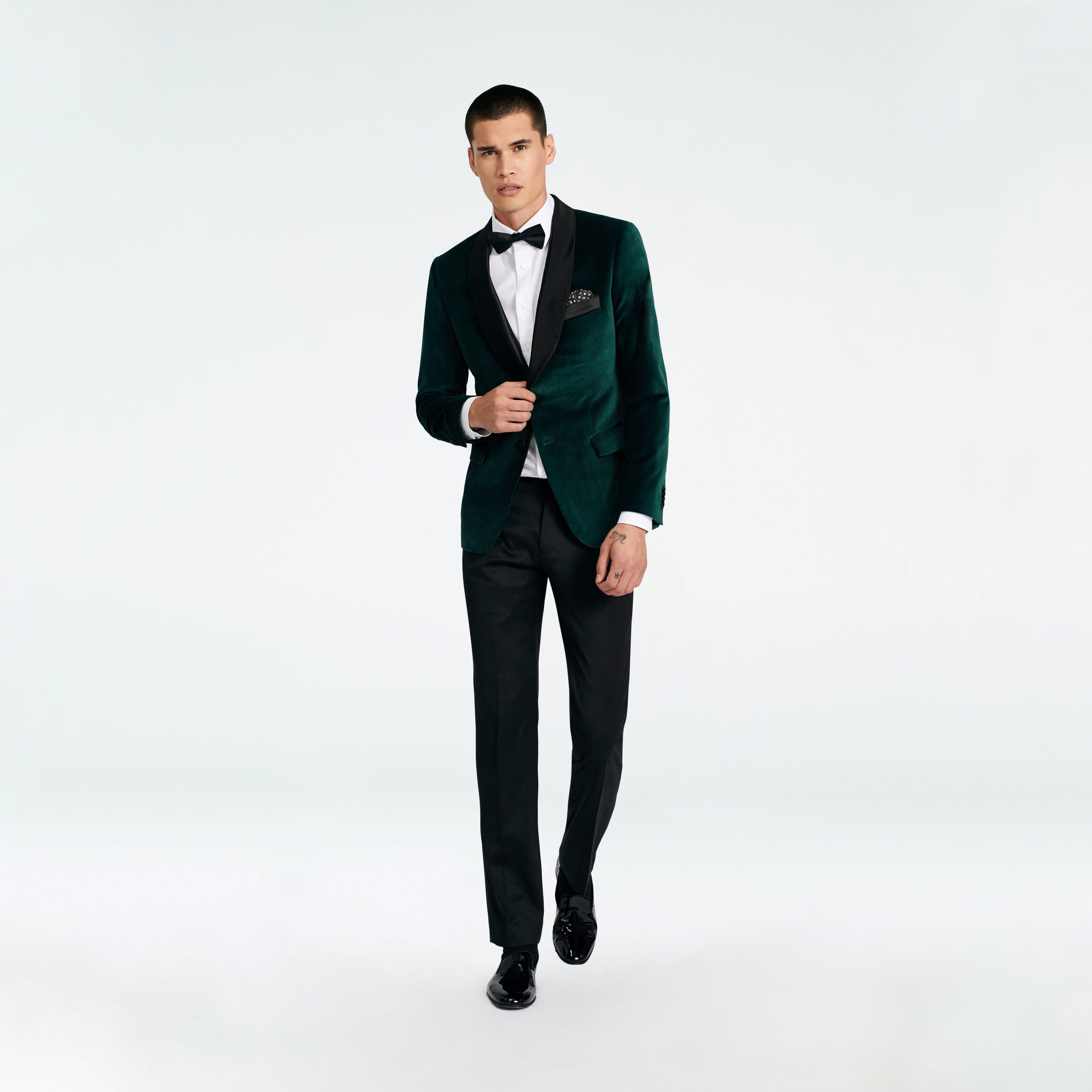 Custom Jackets Made For You - Harford Velvet Emerald Dinner Jacket ...