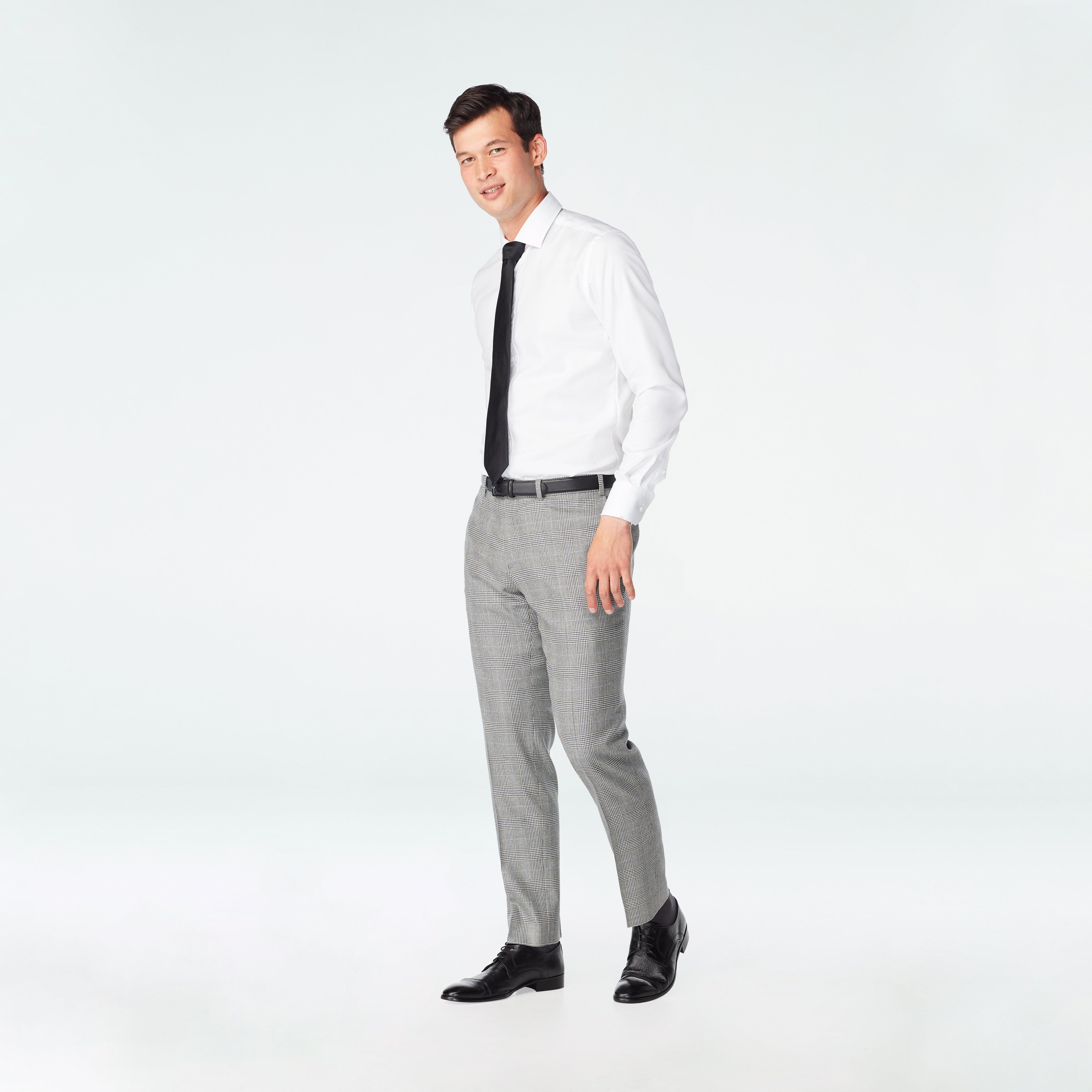 Custom Pants Made For You - Deerhurst Prince Of Wales Black Pants ...