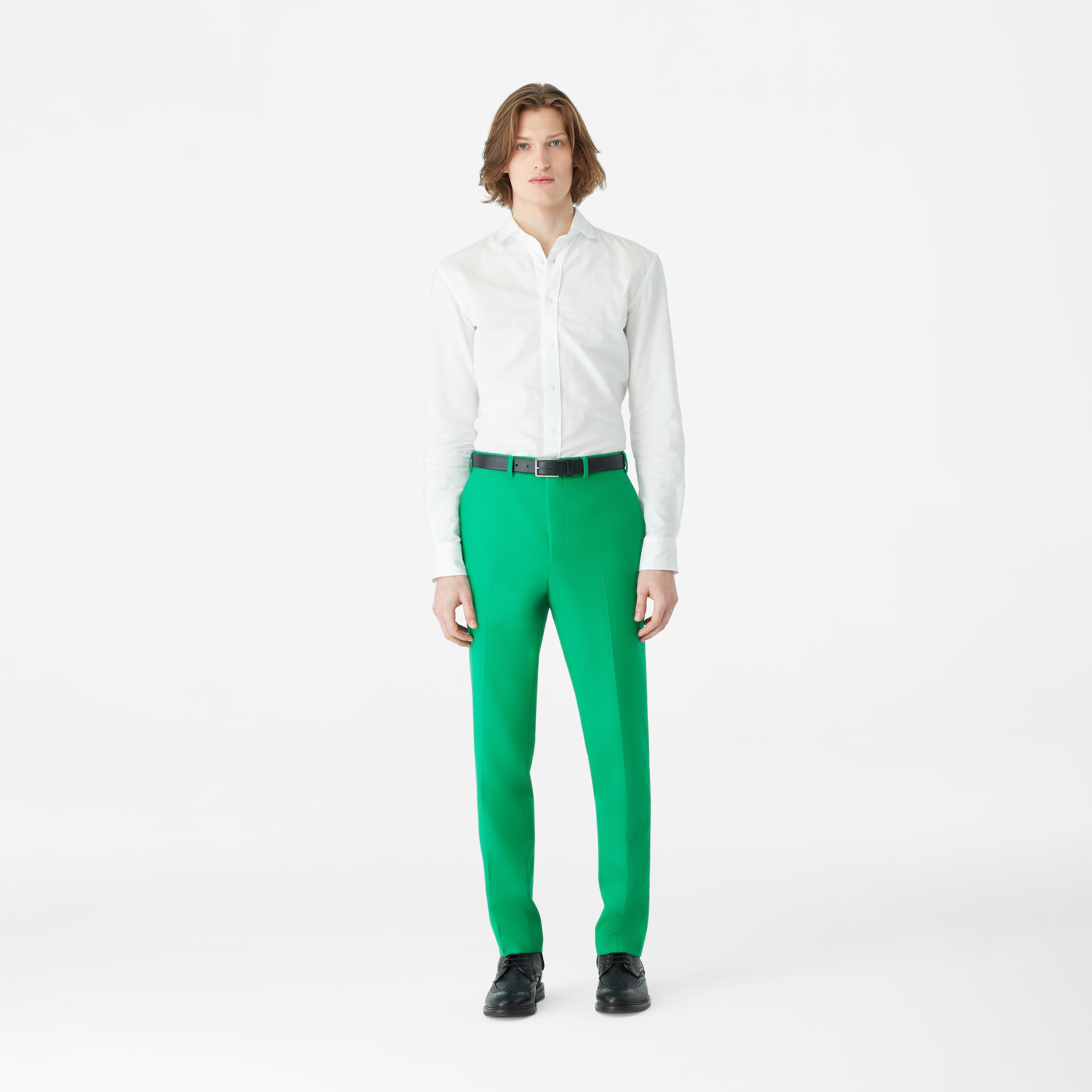 Custom Pants Made For You - Harrogate Green Pants | INDOCHINO