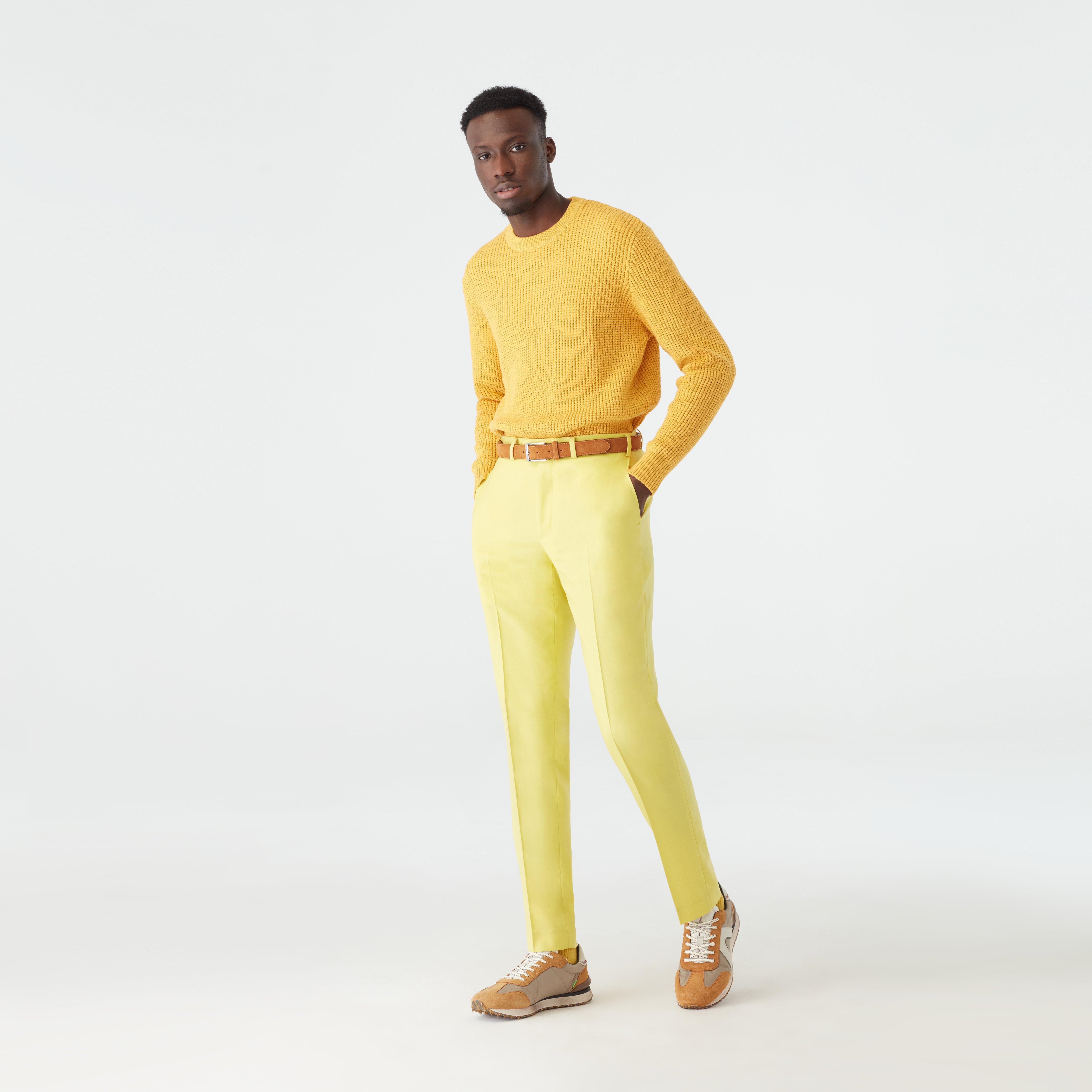 Custom Pants Made For You - Harrogate Yellow Pants | INDOCHINO