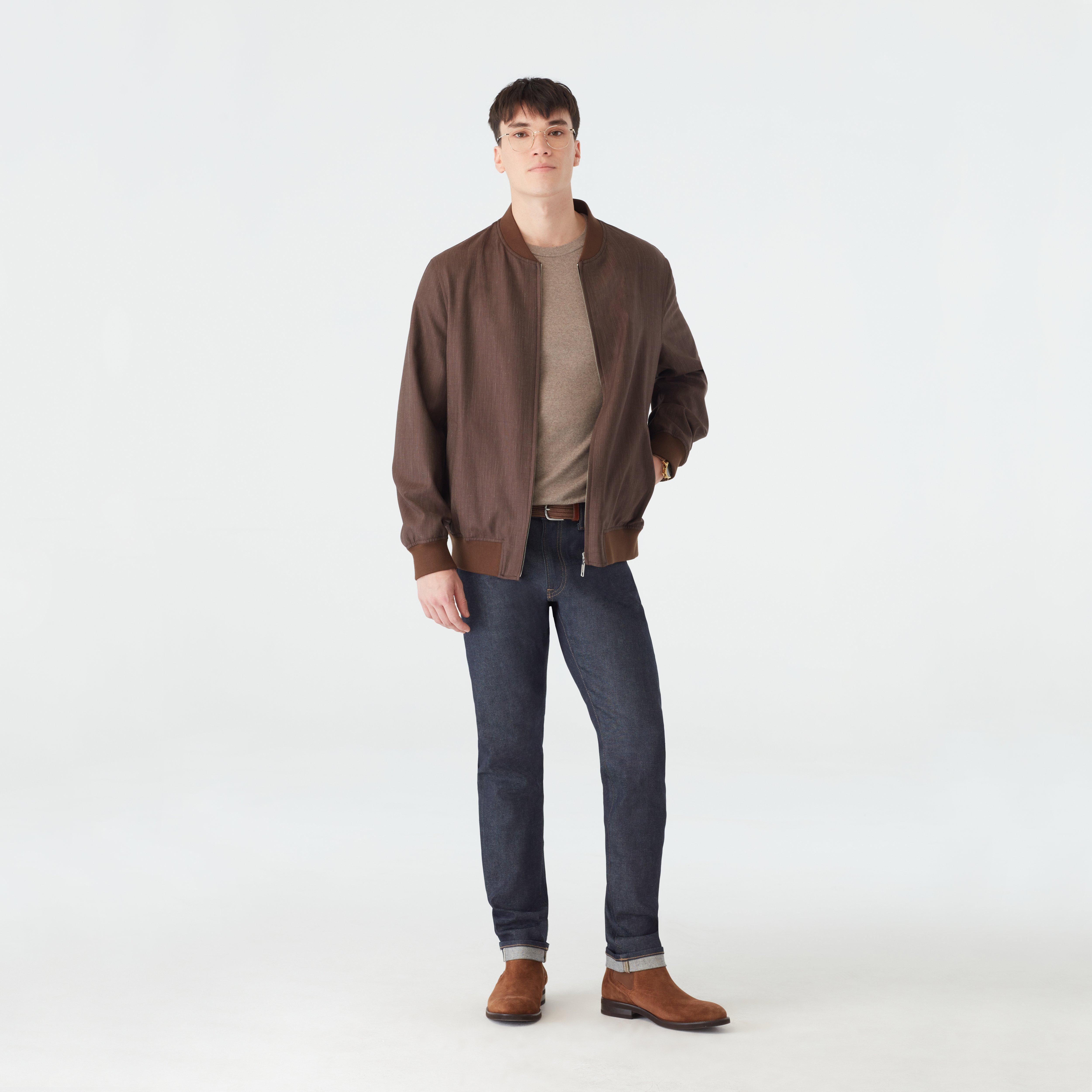 Kirkhill Brown Bomber Jacket