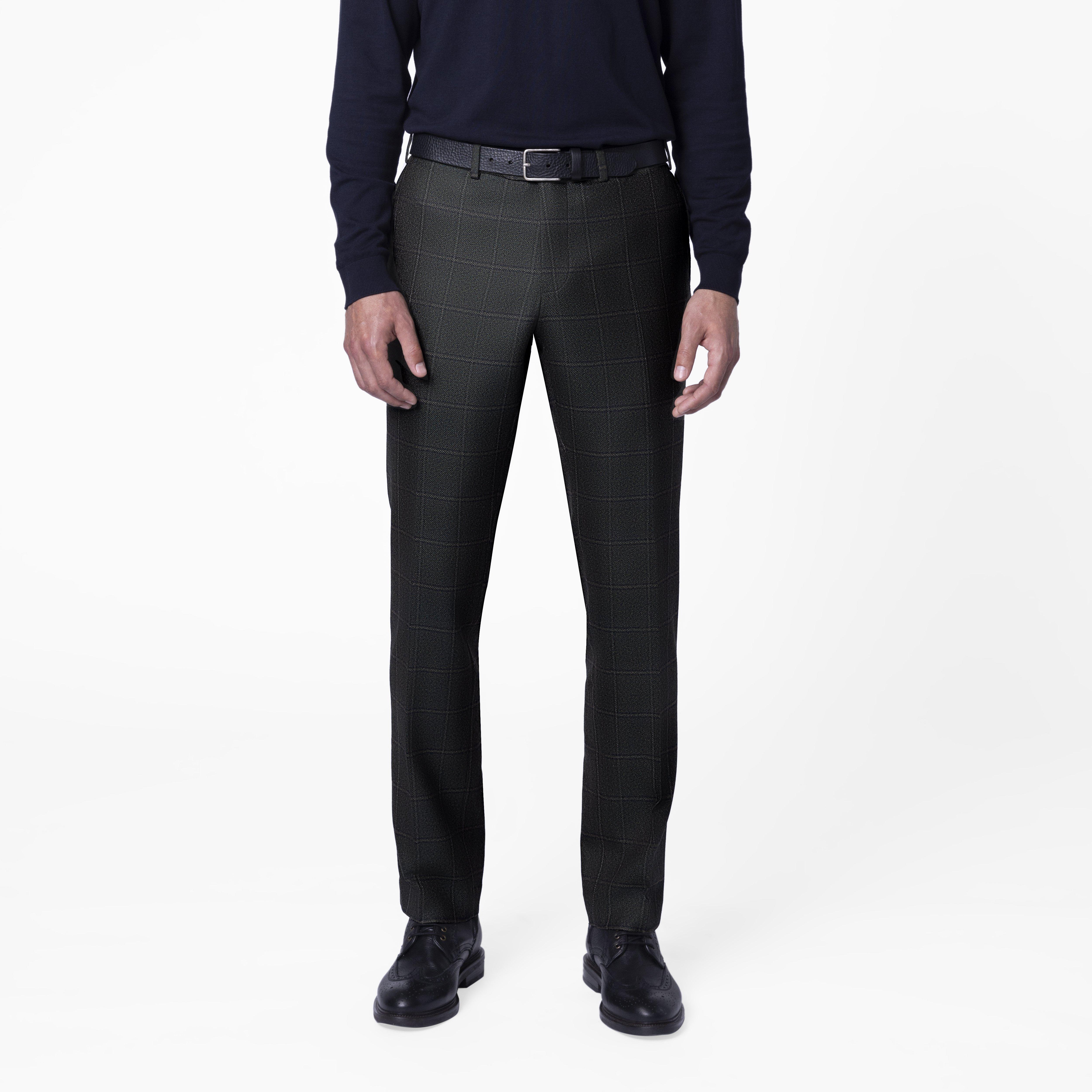 Magliano Check Hunter Green Pants