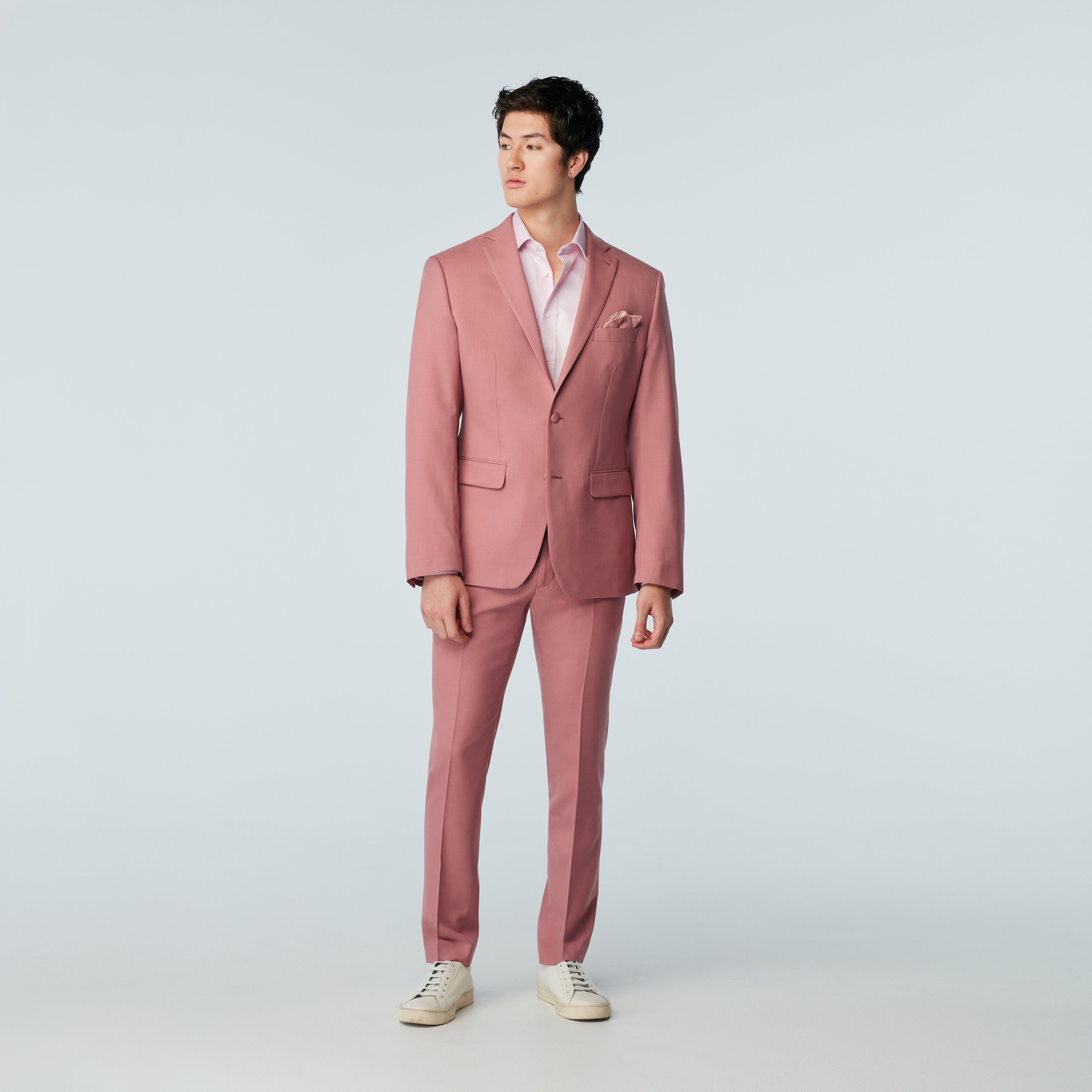 Custom Blazers Made For You - Harrogate Pink Blazer| INDOCHINO
