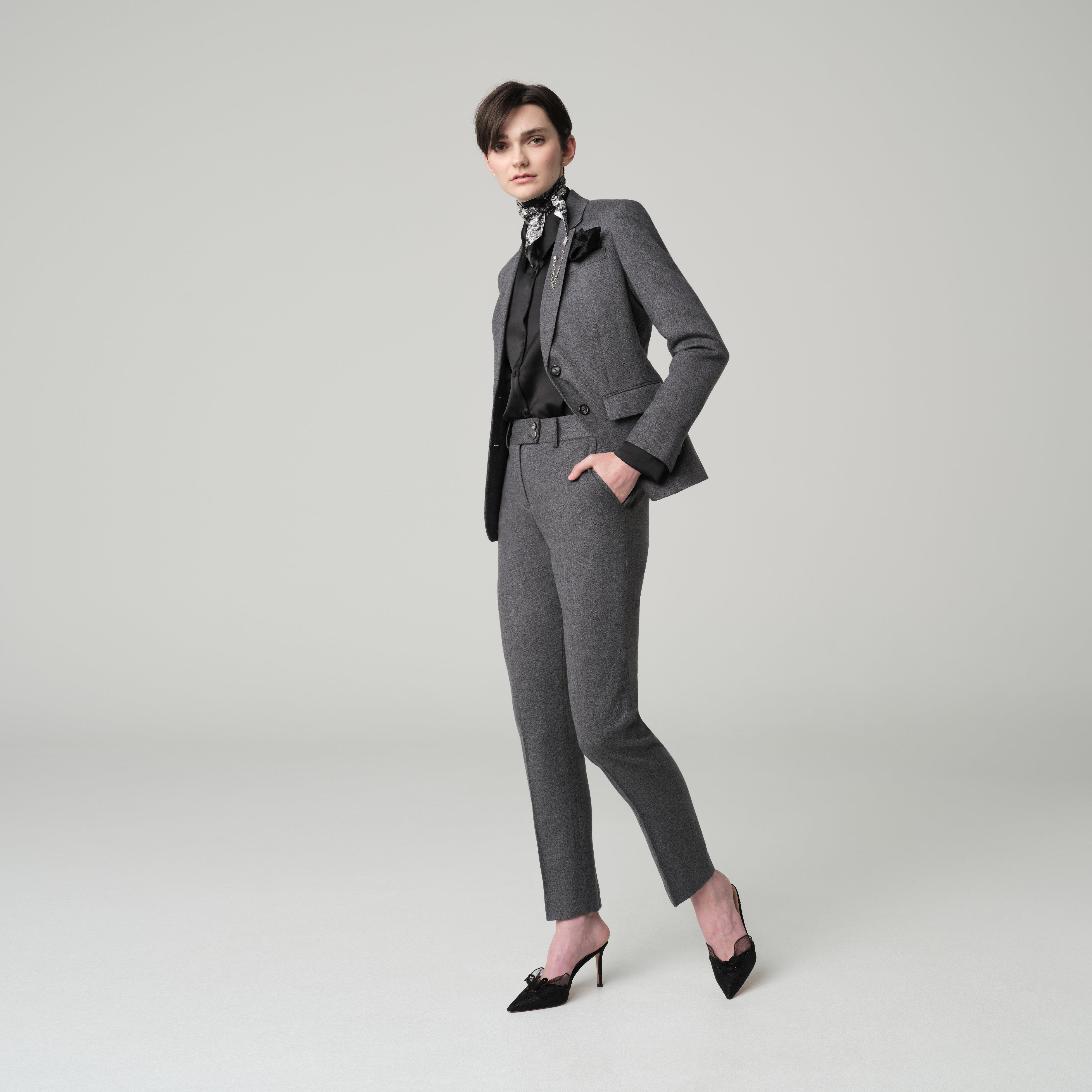 Women's Custom Suits - Peebles Gray Suit Women | INDOCHINO