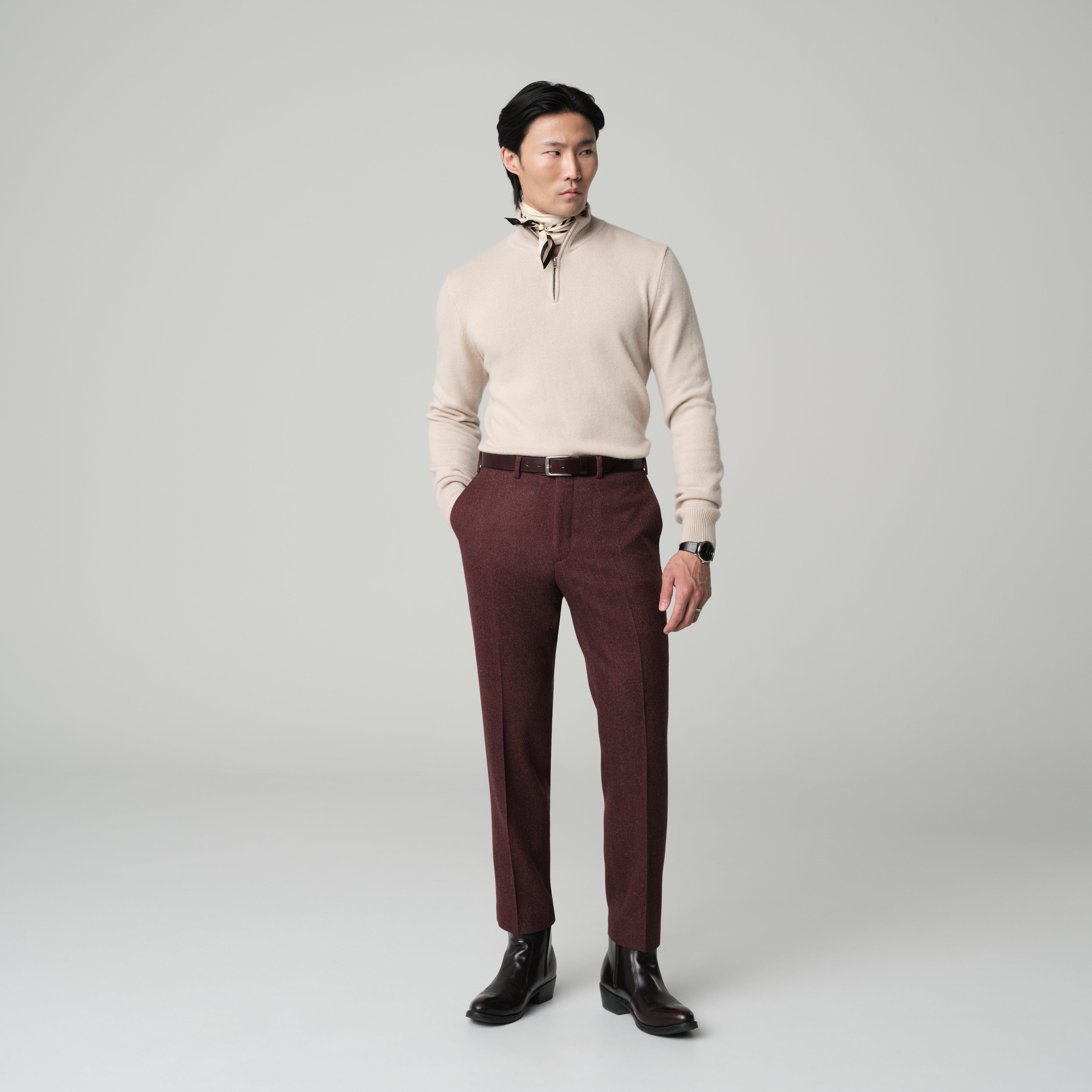 Men's Custom Pants - Peebles Red Pants | INDOCHINO