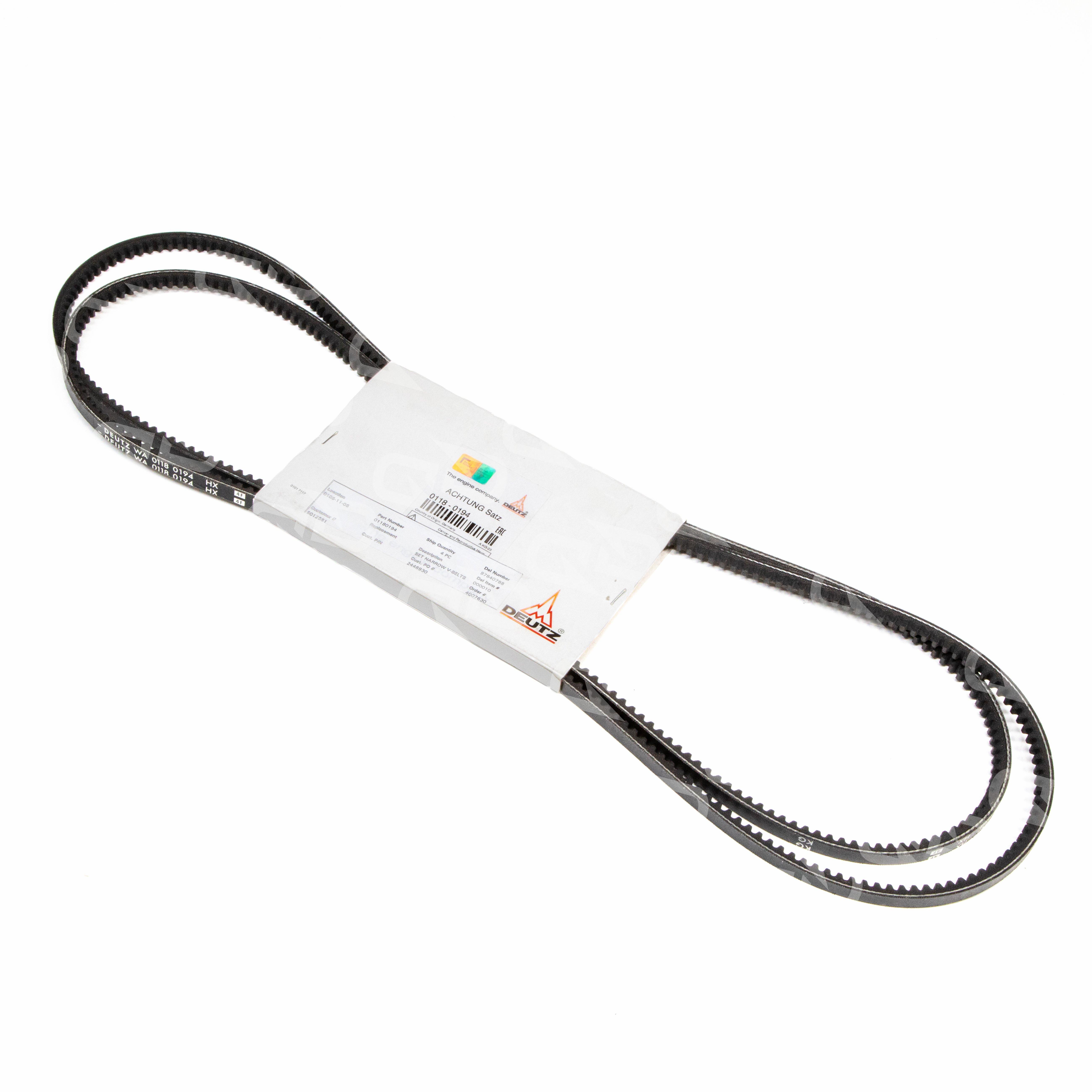 DEUTZ Narrow V-Belt Set DEU 1180194 | Diesel Dash