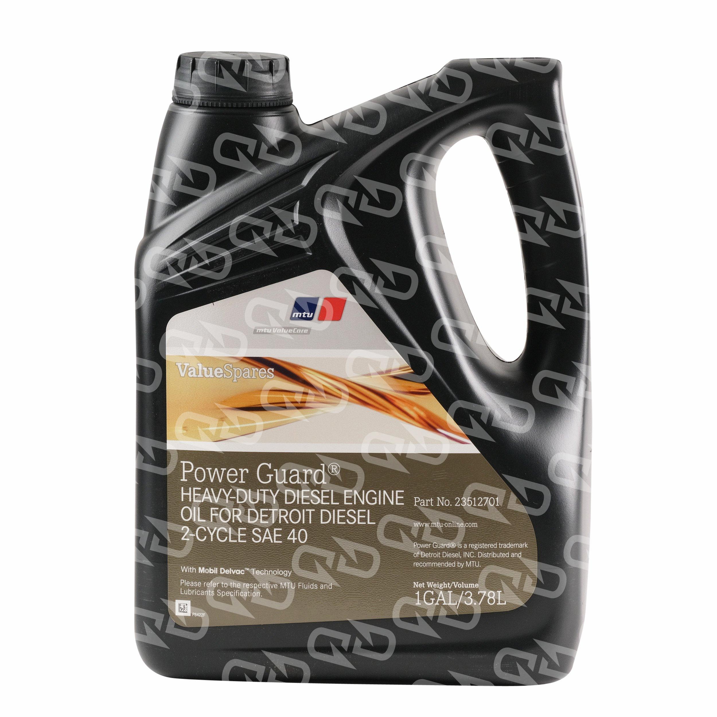 MTU Power Guard Two-Cycle Engine Oil, 1-Gallon Jug, SAE 40 23512701 ...