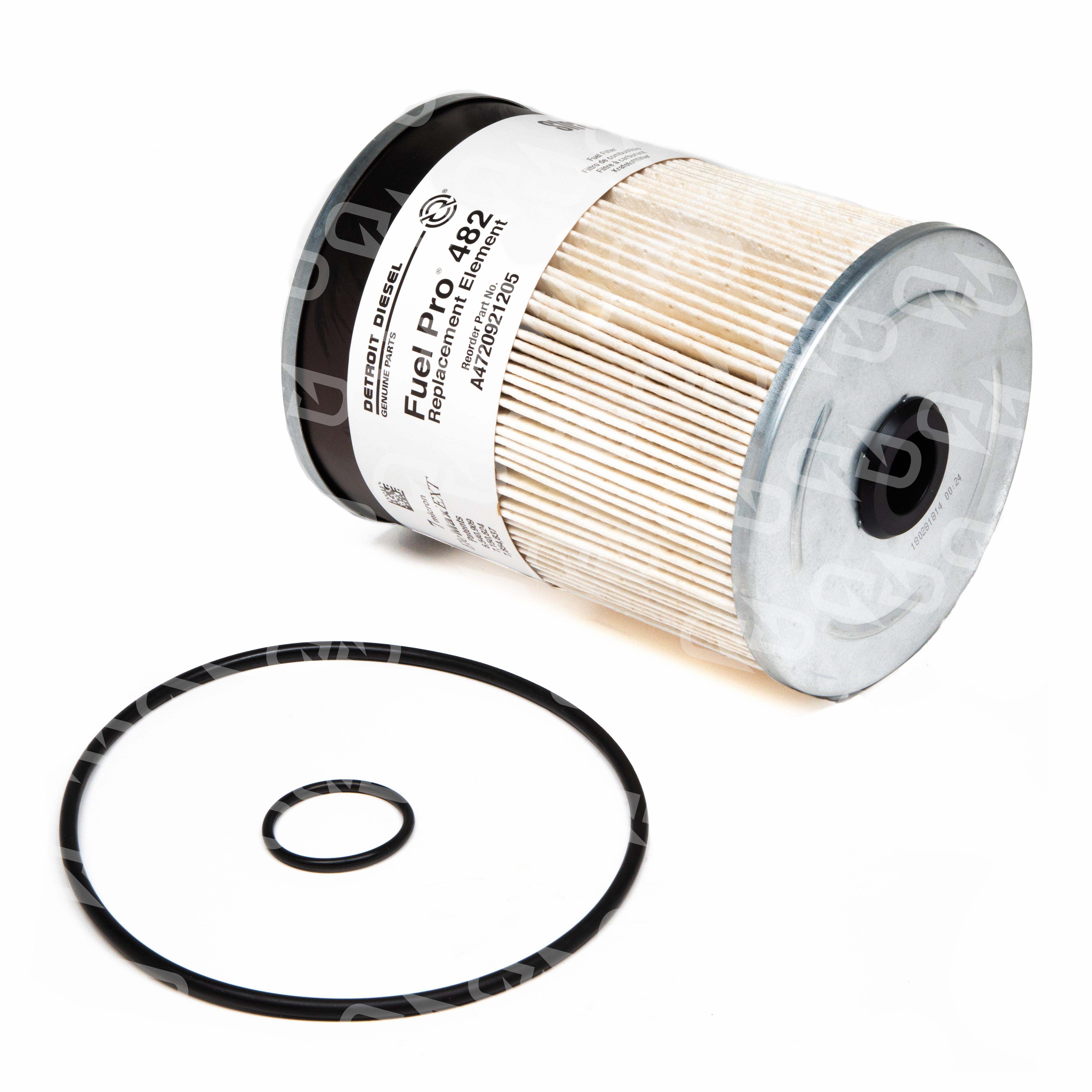 Detroit Fuel Filter and Water Separator Element, DAVCO 482 DDE ...