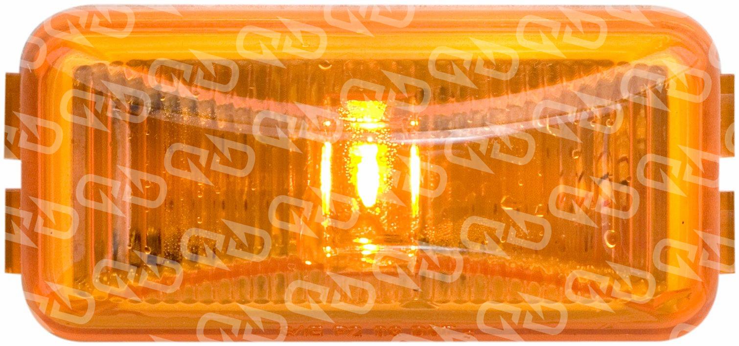 Optronics Amber LED Marker/Clearance Light, Mini Thinline, Snap-In ...
