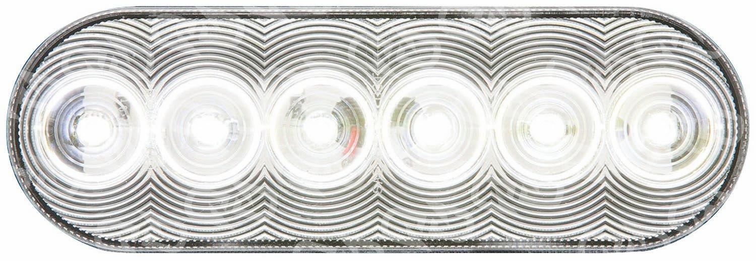DOT Certified Lights Optronics BUL111CBP Clear 6-Inch Oval LED Backup ...