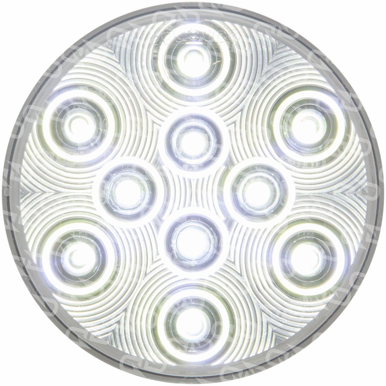 Optronics Round Utility LED Light, 4-inch, Grommet Mount, 10 Diodes OPT ...
