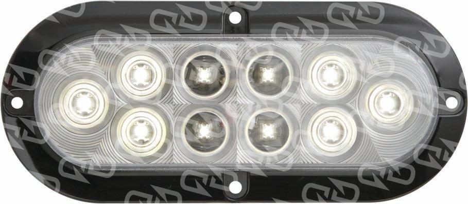 Optronics Oval Utility LED Light, 6-inch, Surface Mount, 10 Diodes OPT ...