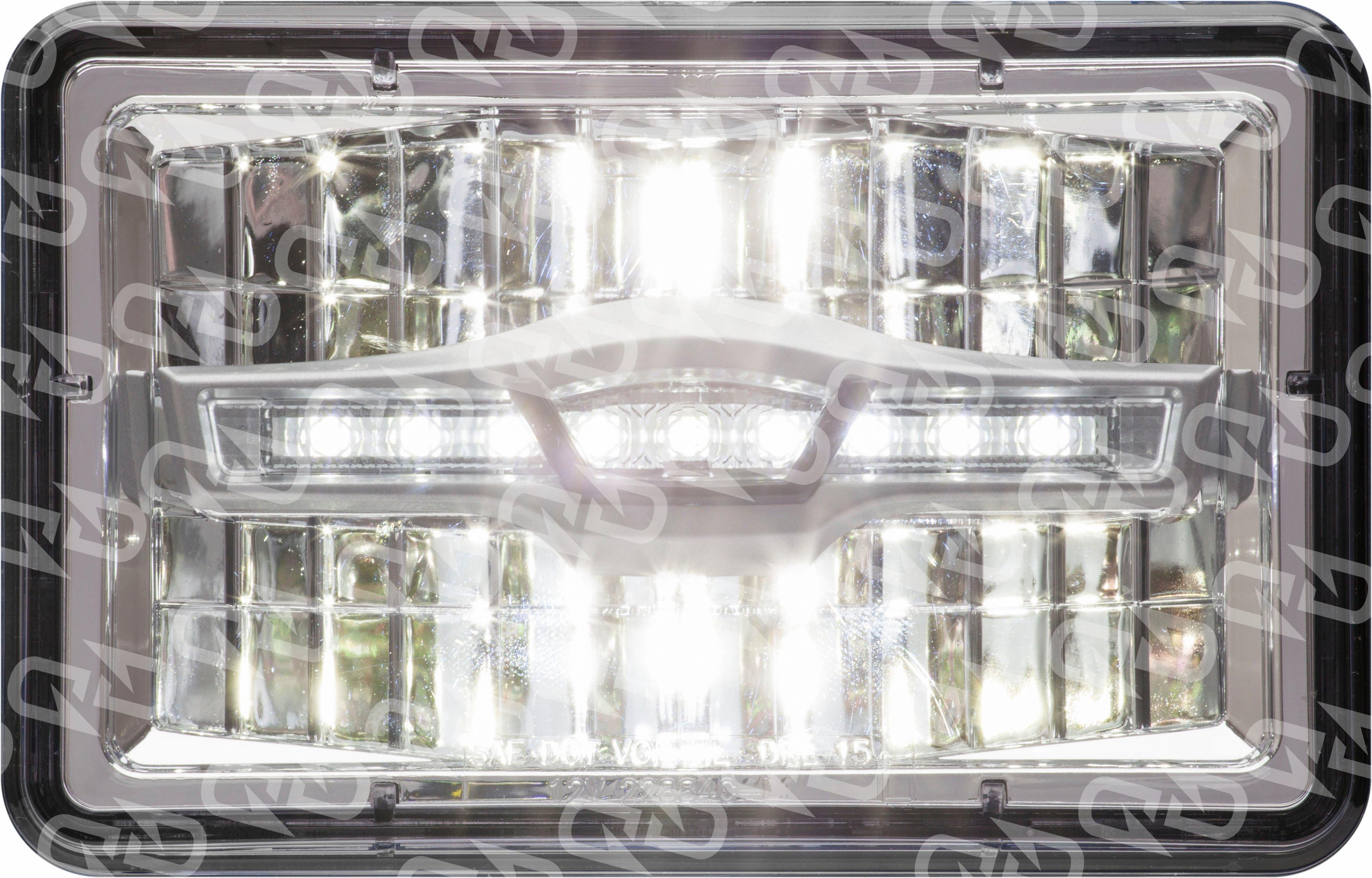 Optronics LED Headlight, Low Beam, 4 x 6 inch, 11 Diodes OPT HLL78LB ...