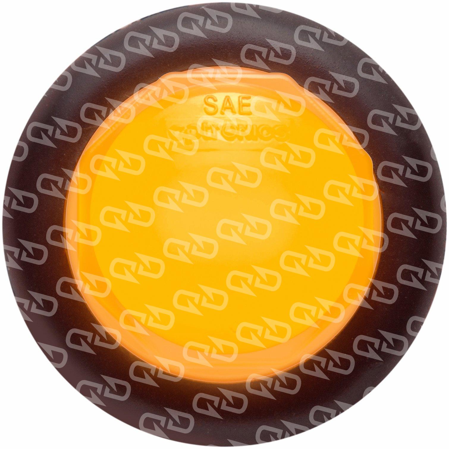 Optronics Amber Marker/Clearance Light, 3/4-inch Round LED, Two Diodes ...