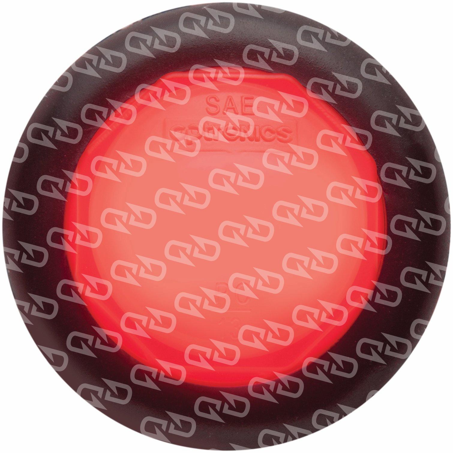 Optronics Red Marker/Clearance Light, 3/4-inch Round LED, Two Diodes ...