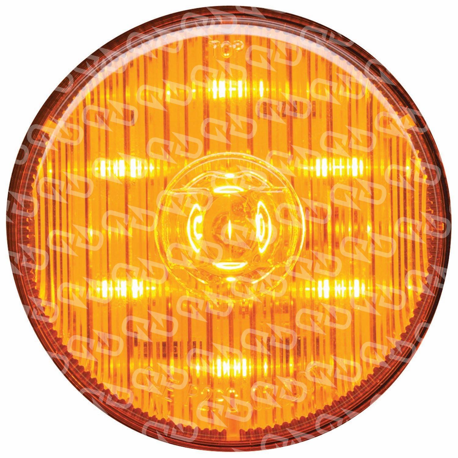 Optronics Amber Marker/Clearance Light, 2.5 inch Round LED, Seven ...
