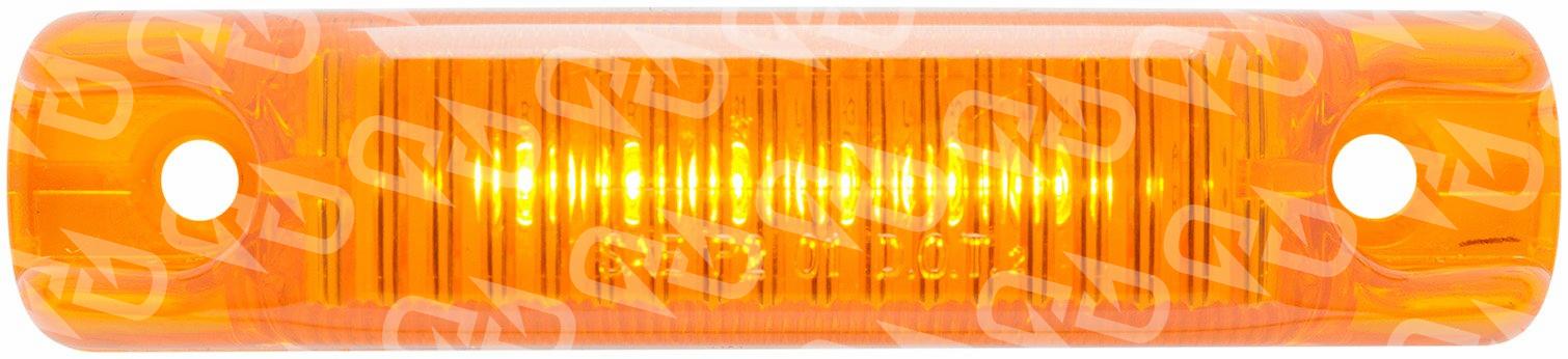 Optronics Amber Marker/Clearance Light, Thinline Sealed, Rectangular ...