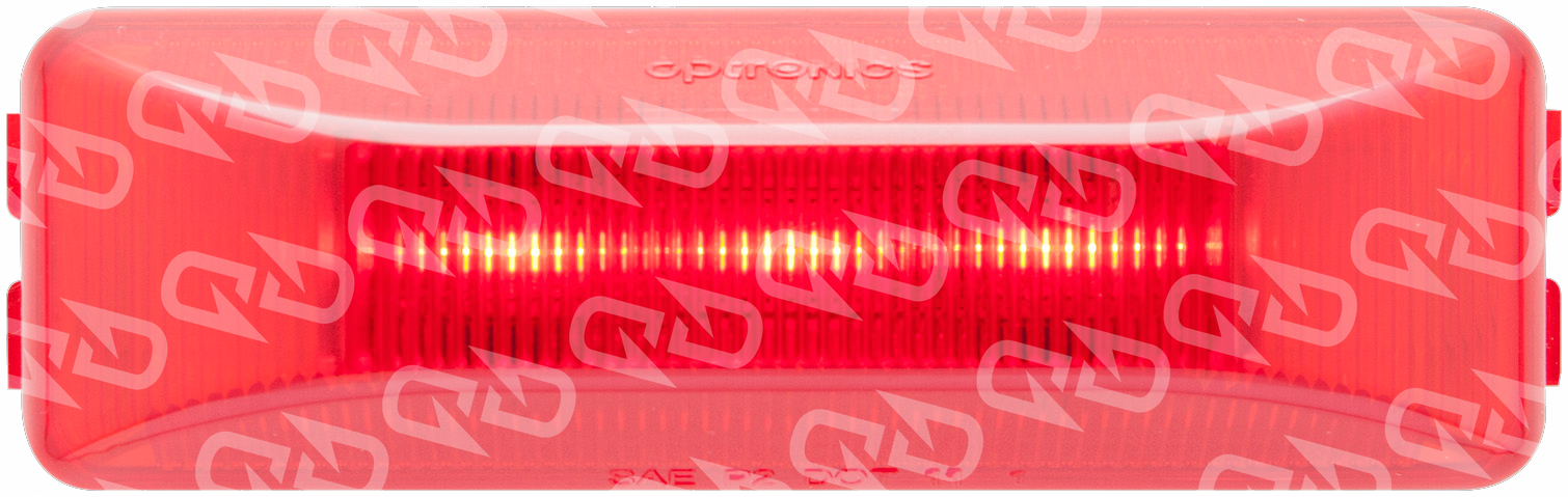 Optronics Red Marker/Clearance Light, Thinline Sealed, Rectangular LED ...