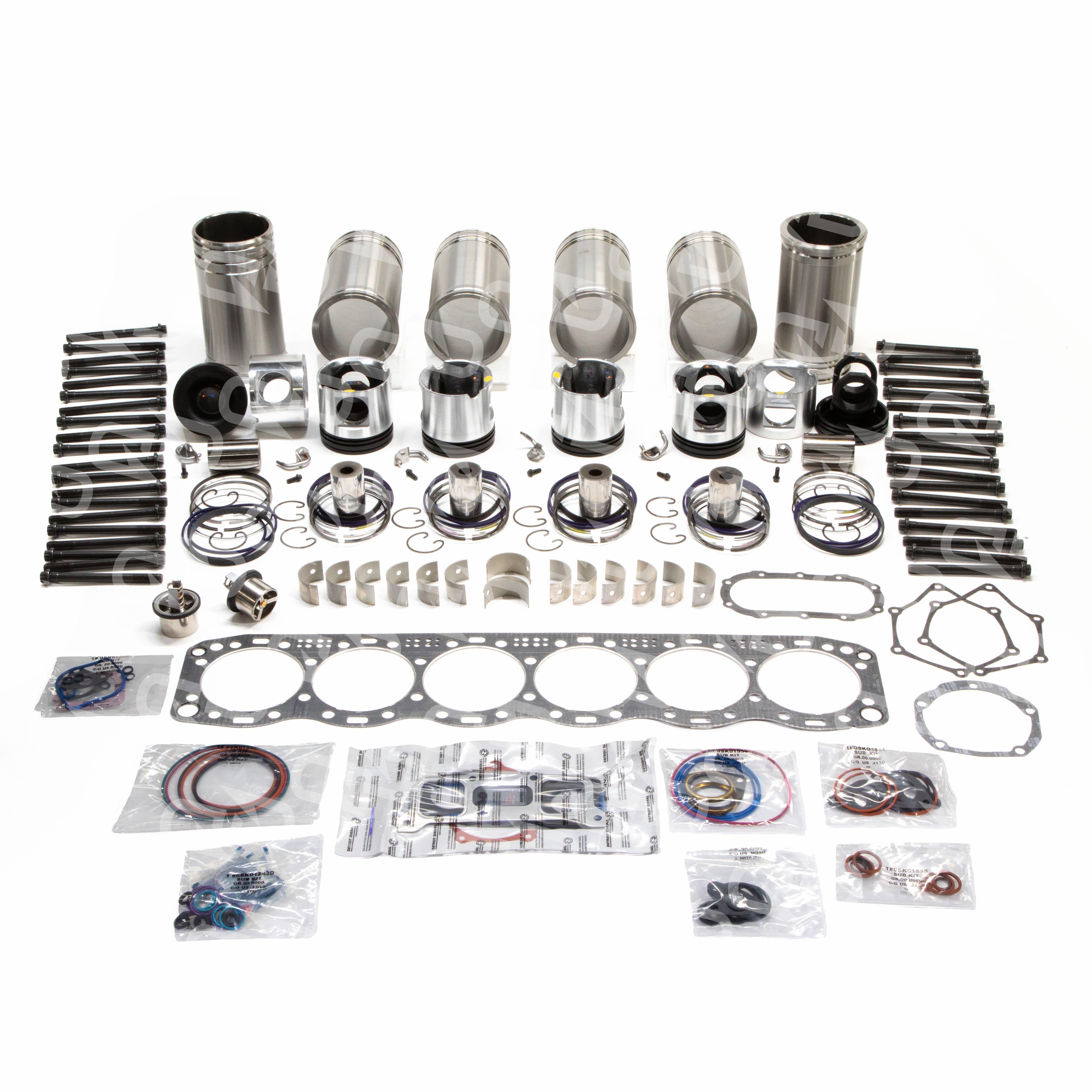 Detroit Reman Engine Overhaul Kit, 12L, 14L DDE R23537079 | Diesel Dash