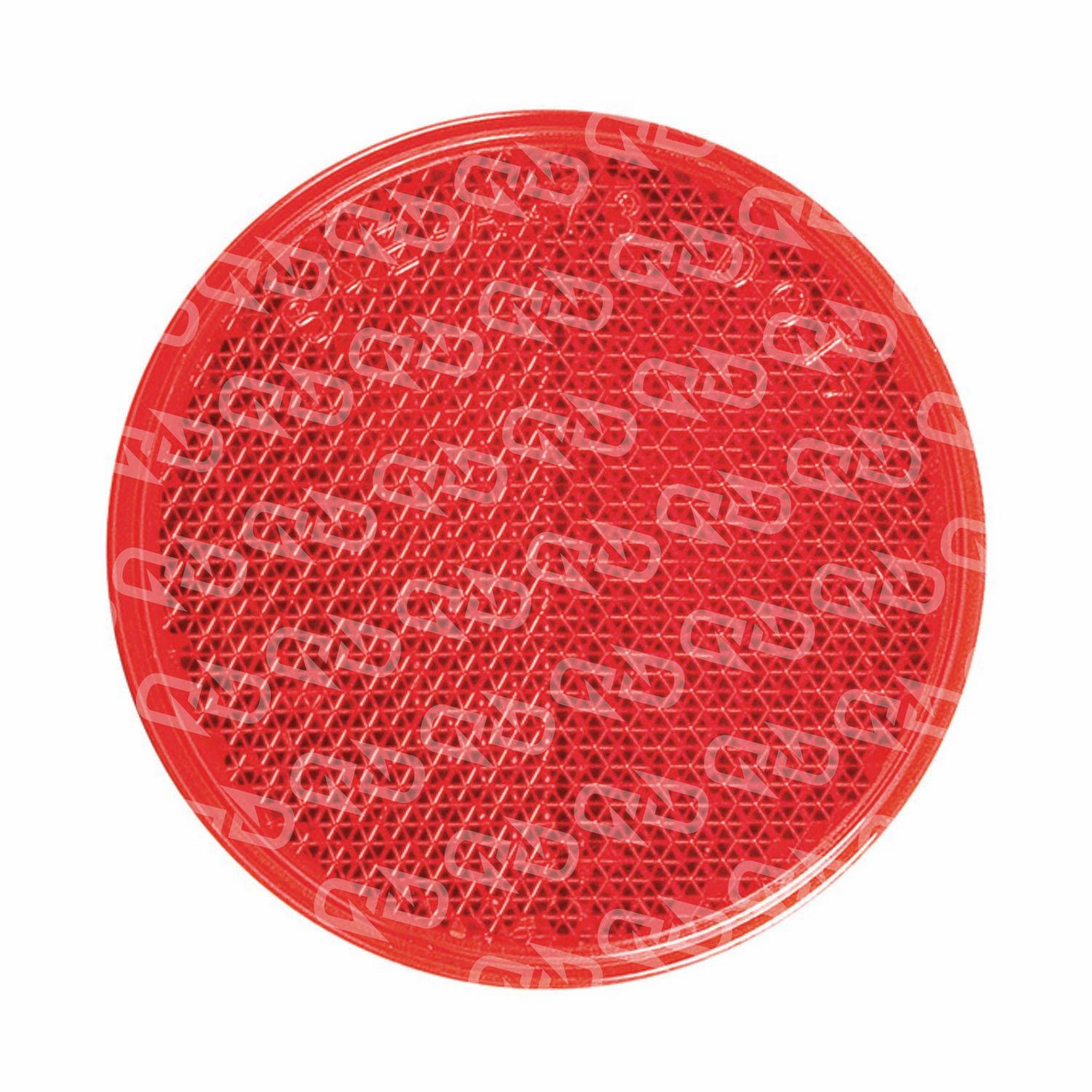 Optronics Red Reflector, 2-inch Round, Adhesive Mount OPT RE37RB ...
