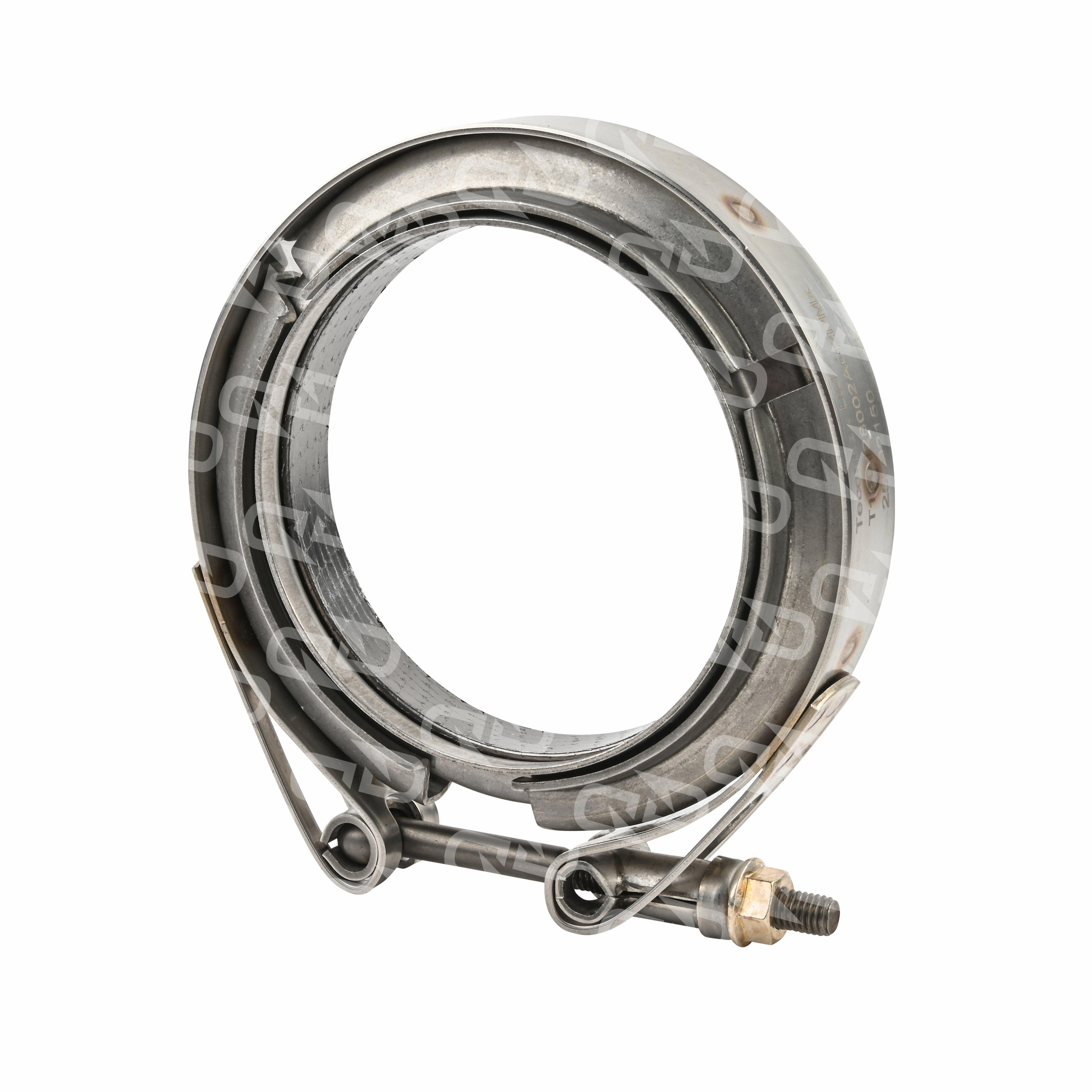 Freightliner Exhaust Clamp, 4 in TCX AMS014AM | Diesel Dash