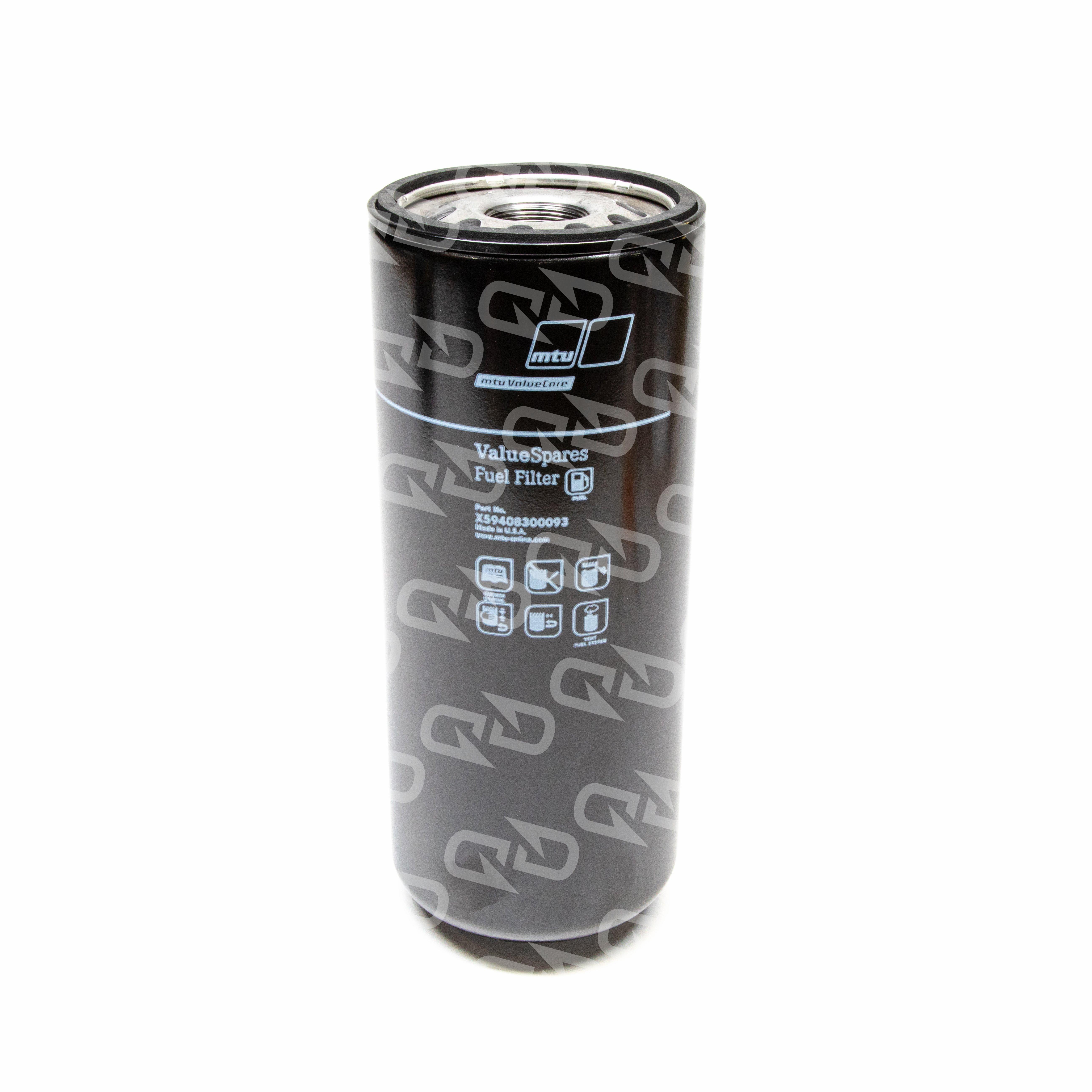 MTU Spin-On Fuel Filter, Easy Change X59408300093 | Diesel Dash